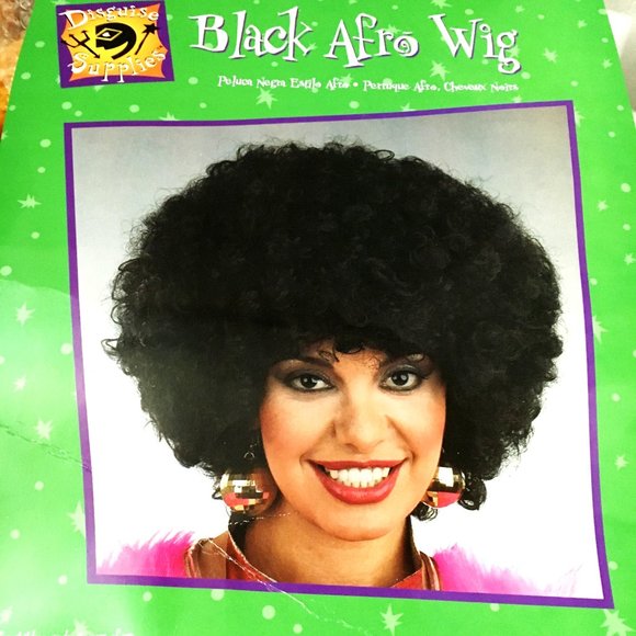 Disguise | Hair | 7s Black Afro Costume Wig Unisex Nwt Nos | Poshmark